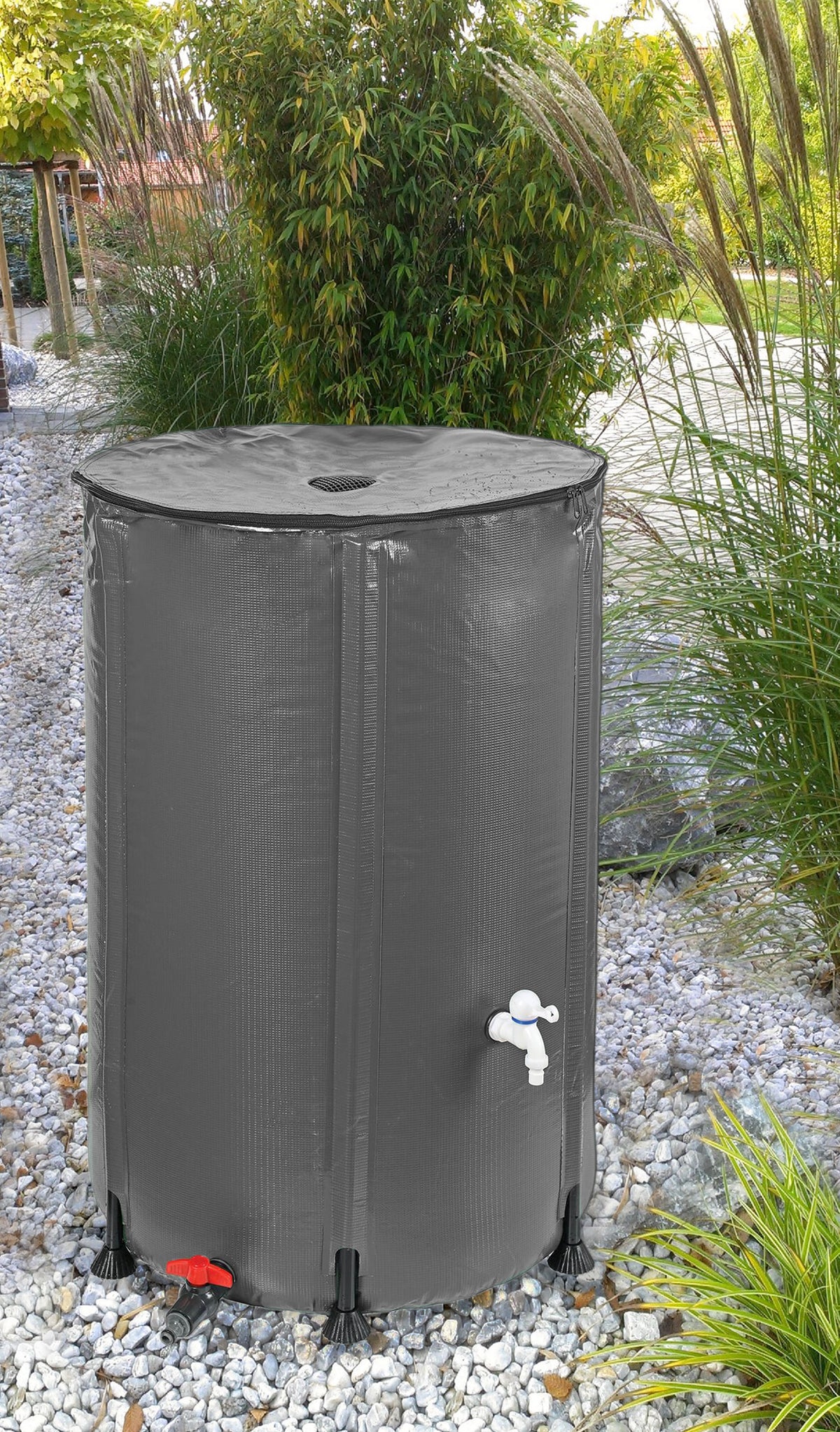 Faltbarer 250L Wassertank aus robustem PVC für Outdoor & Garten ...